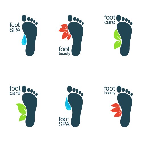Cartoon walking feet Royalty Free Vector Image