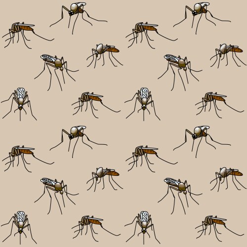 Mosquito Swarm Background Royalty Free Vector Image