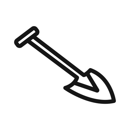 Garden Spade Icon Line Small Vector Images (over 210)