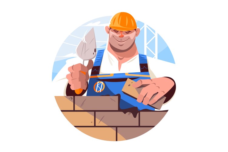Builder Royalty Free Vector Image - VectorStock