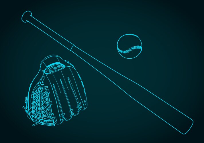 Baseball and Glove Vector Images (over 10,000)