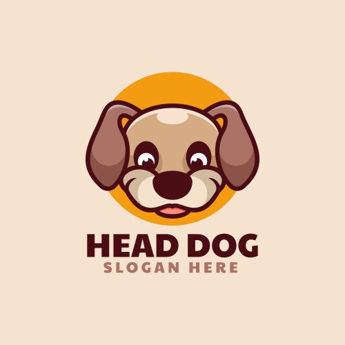 Dog box logo Royalty Free Vector Image - VectorStock