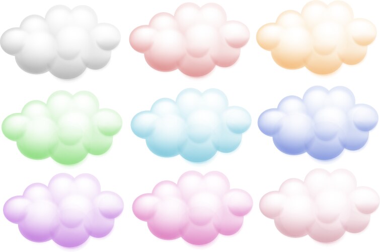 Colourful Clouds Vector Images (over 12,000)