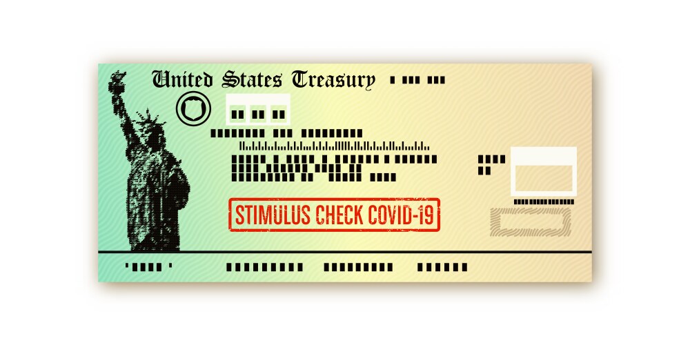 Payment paper checks realistic set Royalty Free Vector Image