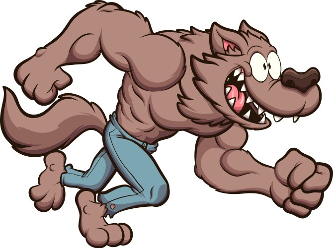 Cartoon Werewolf Vector Images (over 2,900)