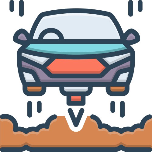 Flying car Royalty Free Vector Image - VectorStock
