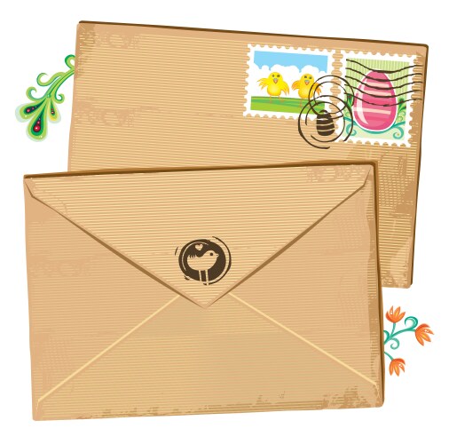 Lettering happy easter text and eggs Royalty Free Vector