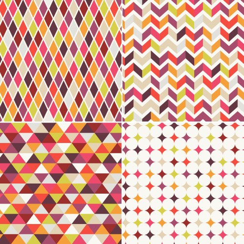 Seamless triangle pattern texture Royalty Free Vector Image