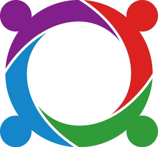 Community logo Royalty Free Vector Image - VectorStock