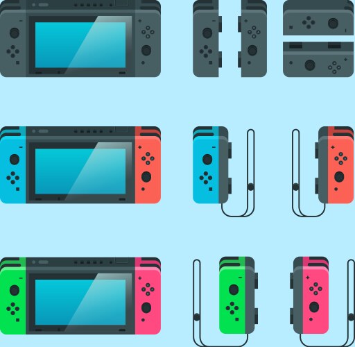 Nintendo Switch Vector Images (over 170)