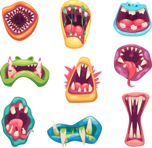 Monster Mouth Vector Images (over 24,000)