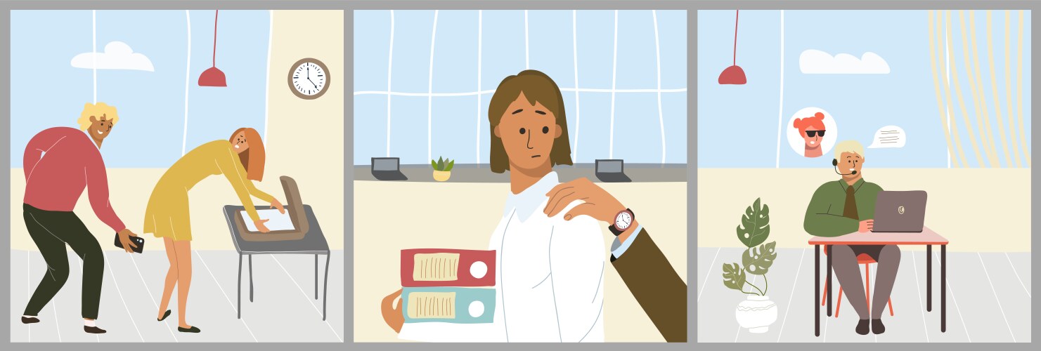 Harassment Workplace Abuse Vector Images (over 360)