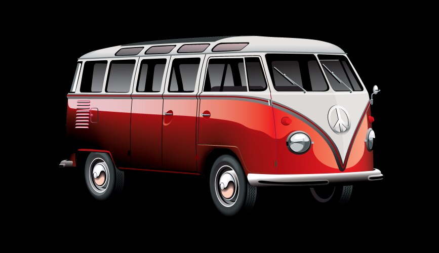 Volkswagen transporter Vector Images & Graphics for Commercial Use ...