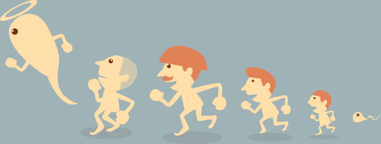 Extinction human species evolution time line Vector Image