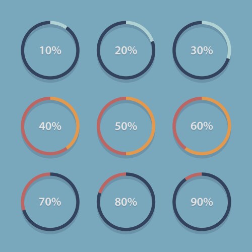 Percentage Infographic Vector Images (over 14,000)