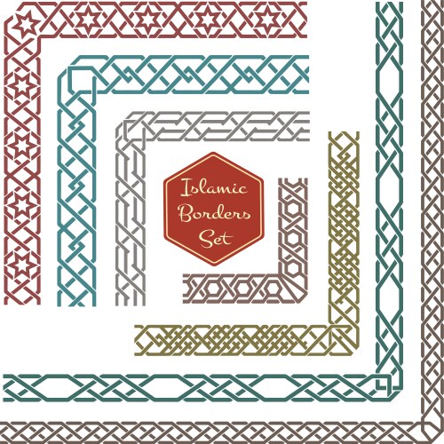 Islamic Border Frame Vector Images (over 22,000)