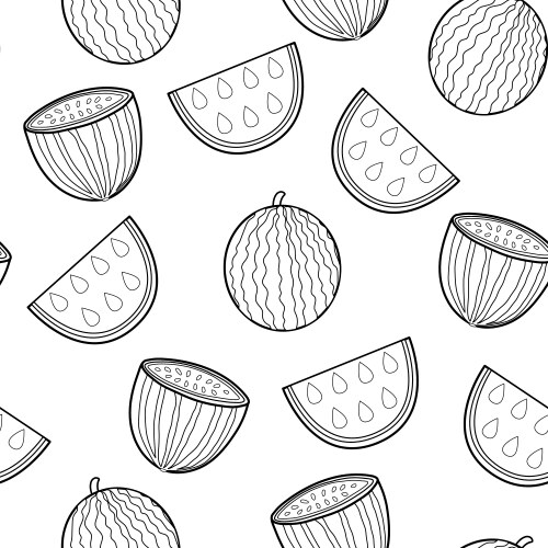 Watermelon Black and White Vector Images (over 19,000)