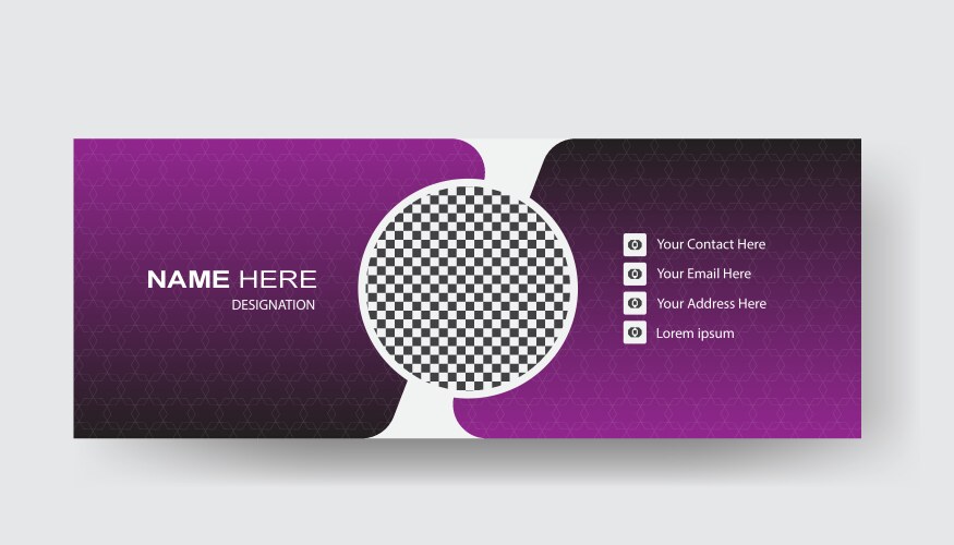 Creative and modern facebook cover template Vector Image