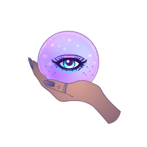 Crystal Ball Hand Vector Images (over 2,300)