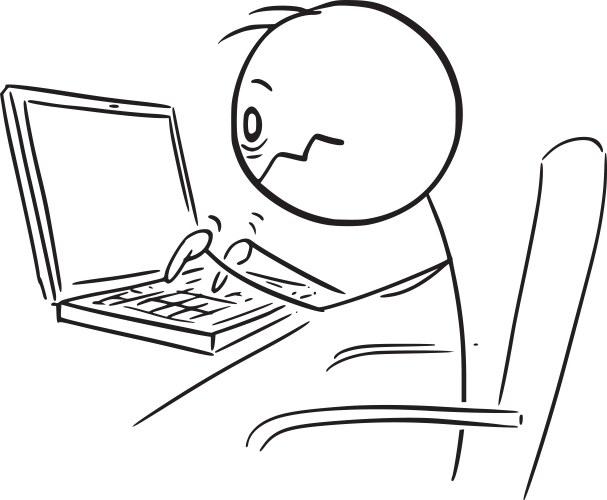 Stickman Working Vector Images (over 2,400)