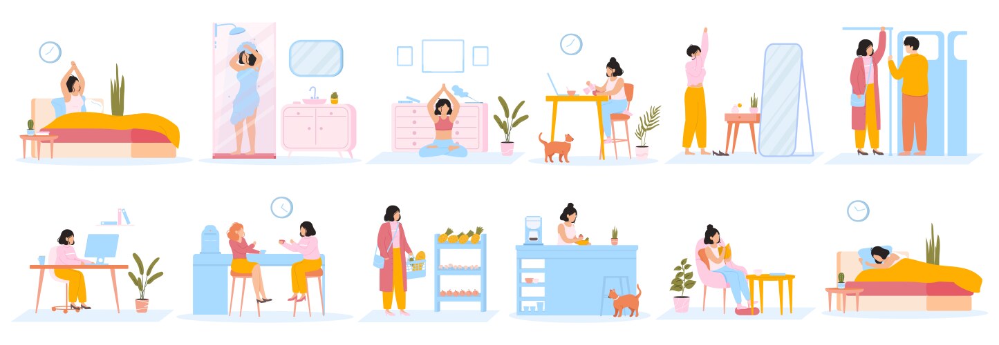 Everyday Life Vector Images (over 3,900)