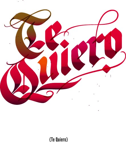 Te Quiero Vector Images 40