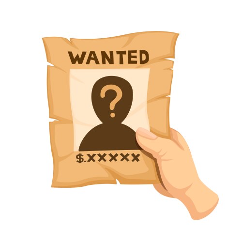 Wanted Poster Vector Images (over 5,600)