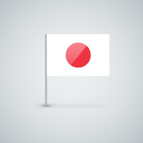 Made in japan flag Royalty Free Vector Image - VectorStock