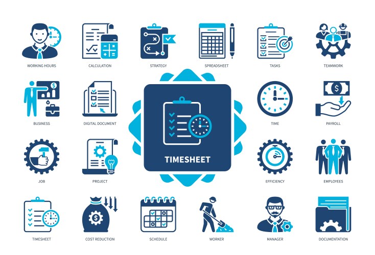 Timesheet Vector Images (over 890)