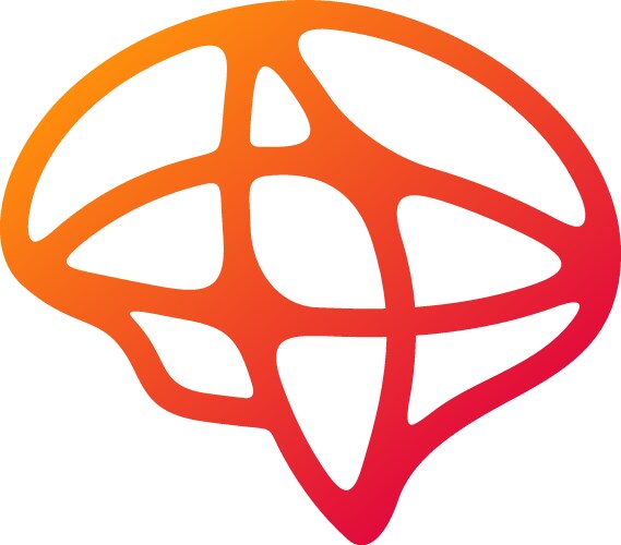 Brain idea logo icon design Royalty Free Vector Image