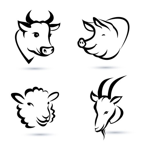 Animals Outlines Vector Images (over 390,000)