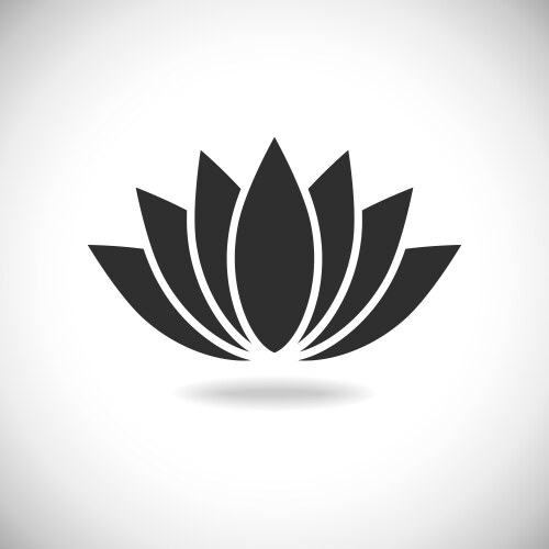 Lotus Flower Black White Vector Images (over 17,000)