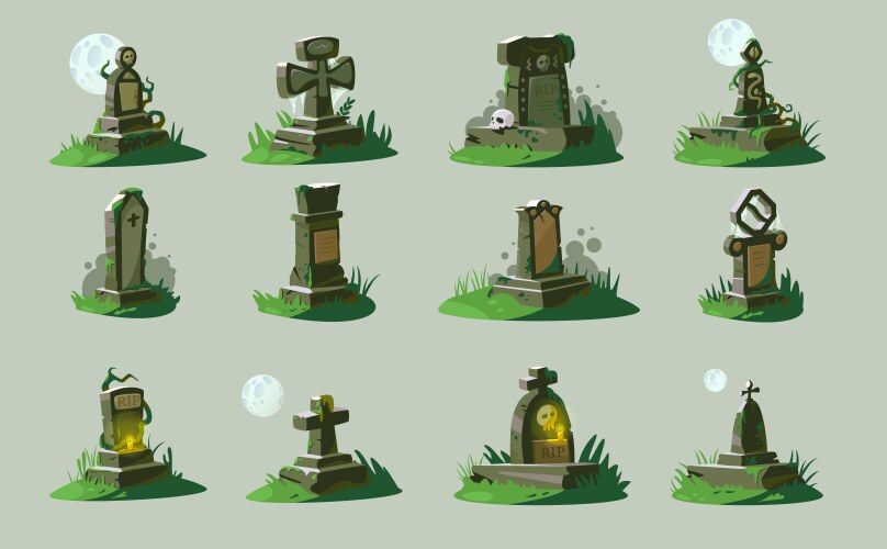 Cartoon Tombstone Vector Images (over 7,900)