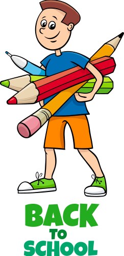 Fat school boy Royalty Free Vector Image - VectorStock