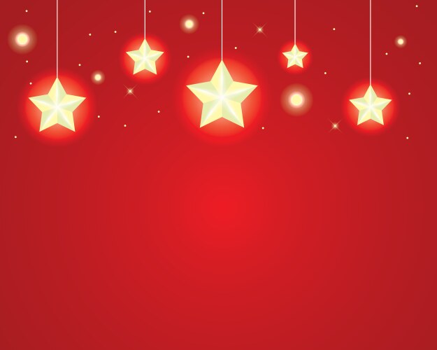 Red background for christmas and happy new year Vector Image