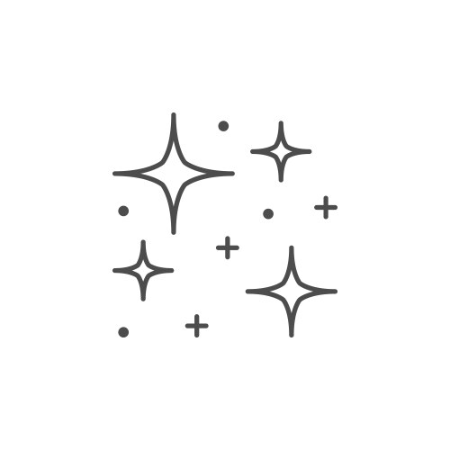 Anniversary firework icon outline party Royalty Free Vector