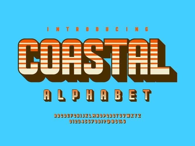 Retro style disco night font vintage design Vector Image