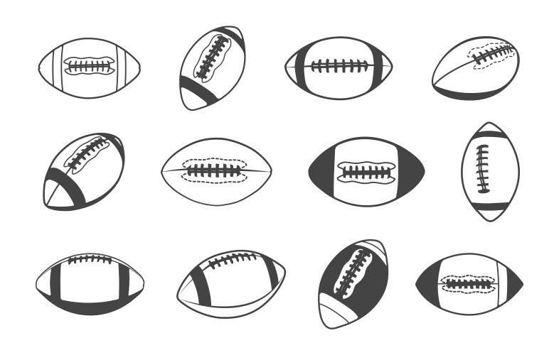 Football Outline Vector Images (over 48,000)