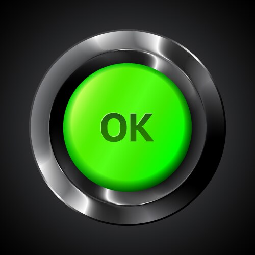 Ok Button Green Vector Images (over 9,200)