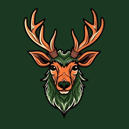 Angry Deer Vector Images (over 1,000)