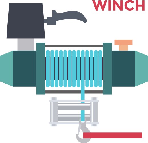 Off Road Winch Vector Images (32)