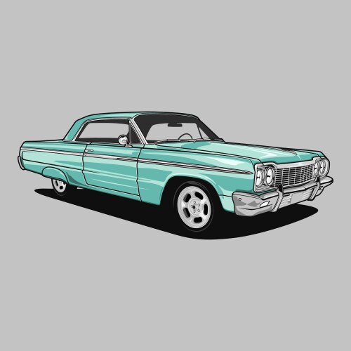 Chevrolet impala Royalty Free Vector Image - VectorStock