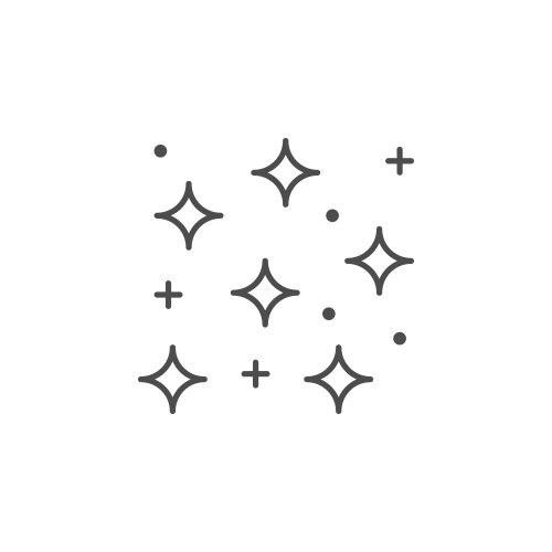 Sparkle icon set Royalty Free Vector Image - VectorStock