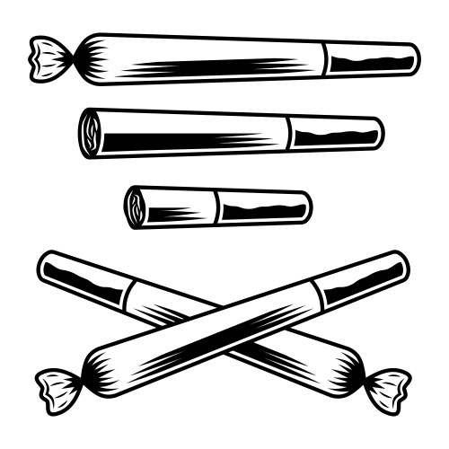 Joint or spliff Royalty Free Vector Image - VectorStock