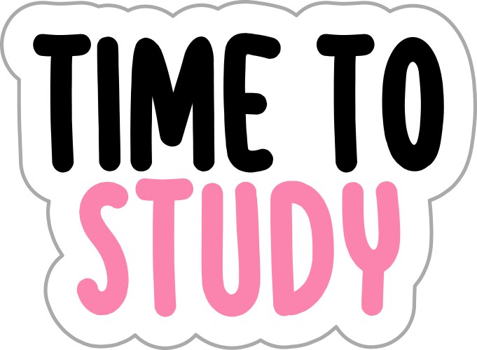 Study Sticker Vector Images (over 13,000)