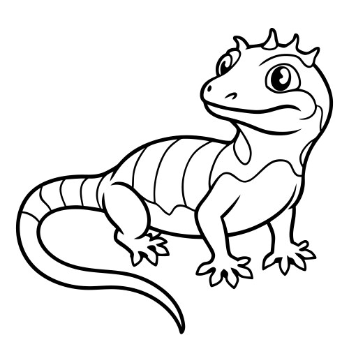 Crested Gecko Vector Images (33)