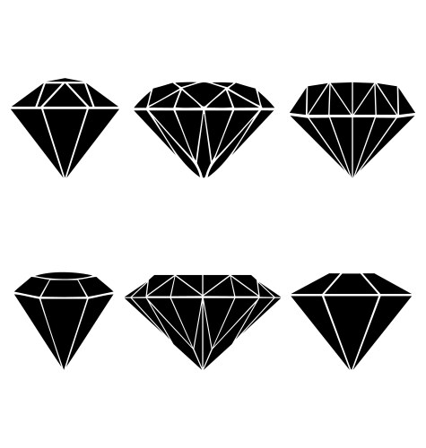 Diamond Stud Vector Images (over 1,500)