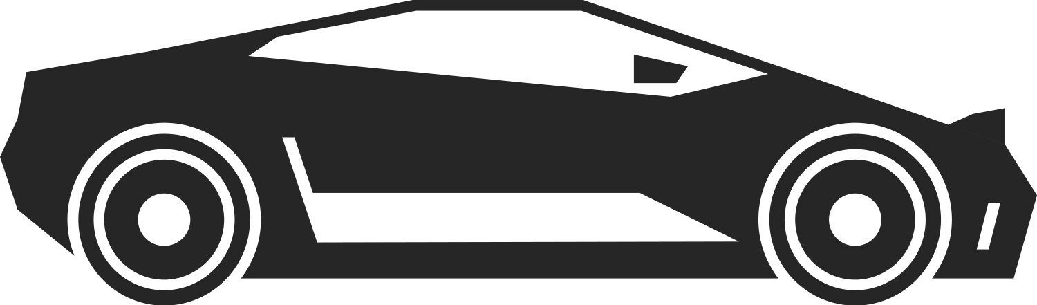 Racing car side view sport drive icon Royalty Free Vector