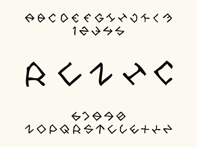 Runic Alphabet Vector Images (over 2,500)