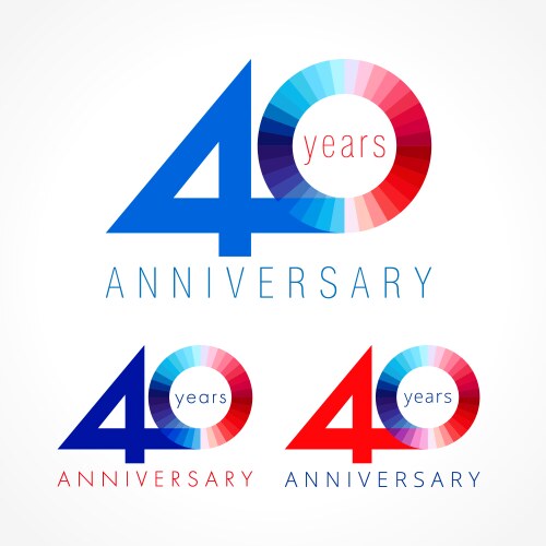 40th Vector Images (over 7,900)